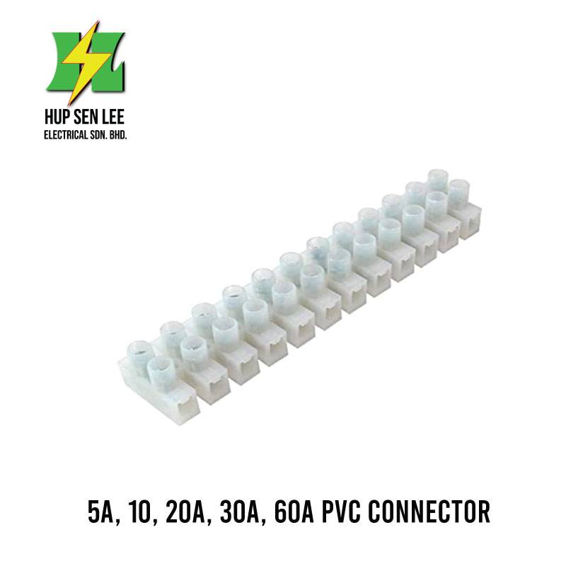 5A, 10A, 15A, 20A, 30A, 60A PVC Connector