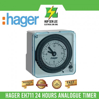 HAGER EH711 24 HOURS ANALOGUE TIMER