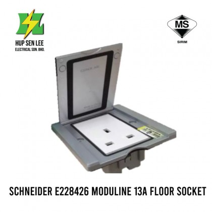SCHNEIDER E228426 MODULINE 13A FLOOR SWITCH SOCKET