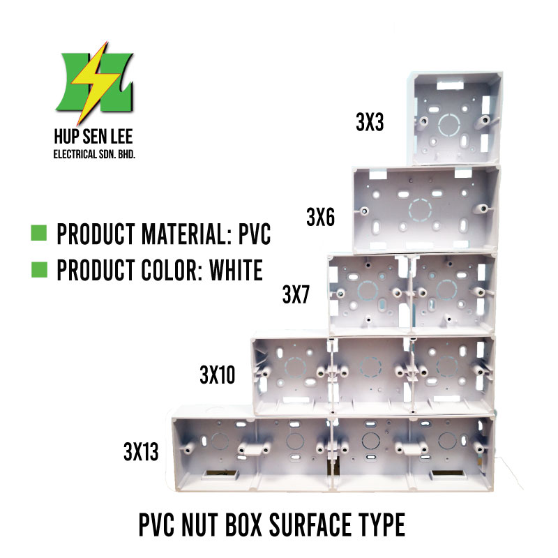 PVC NUT BOX (SURFACE TYPE)