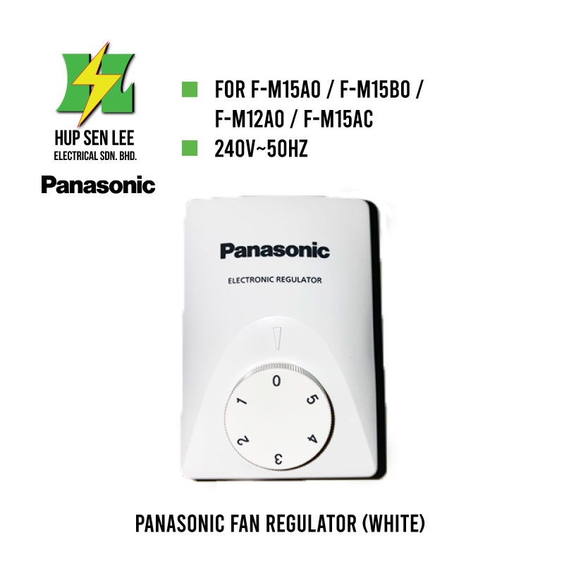 Original Panasonic 5 Speed Ceiling Fan Regulator Controller (White)